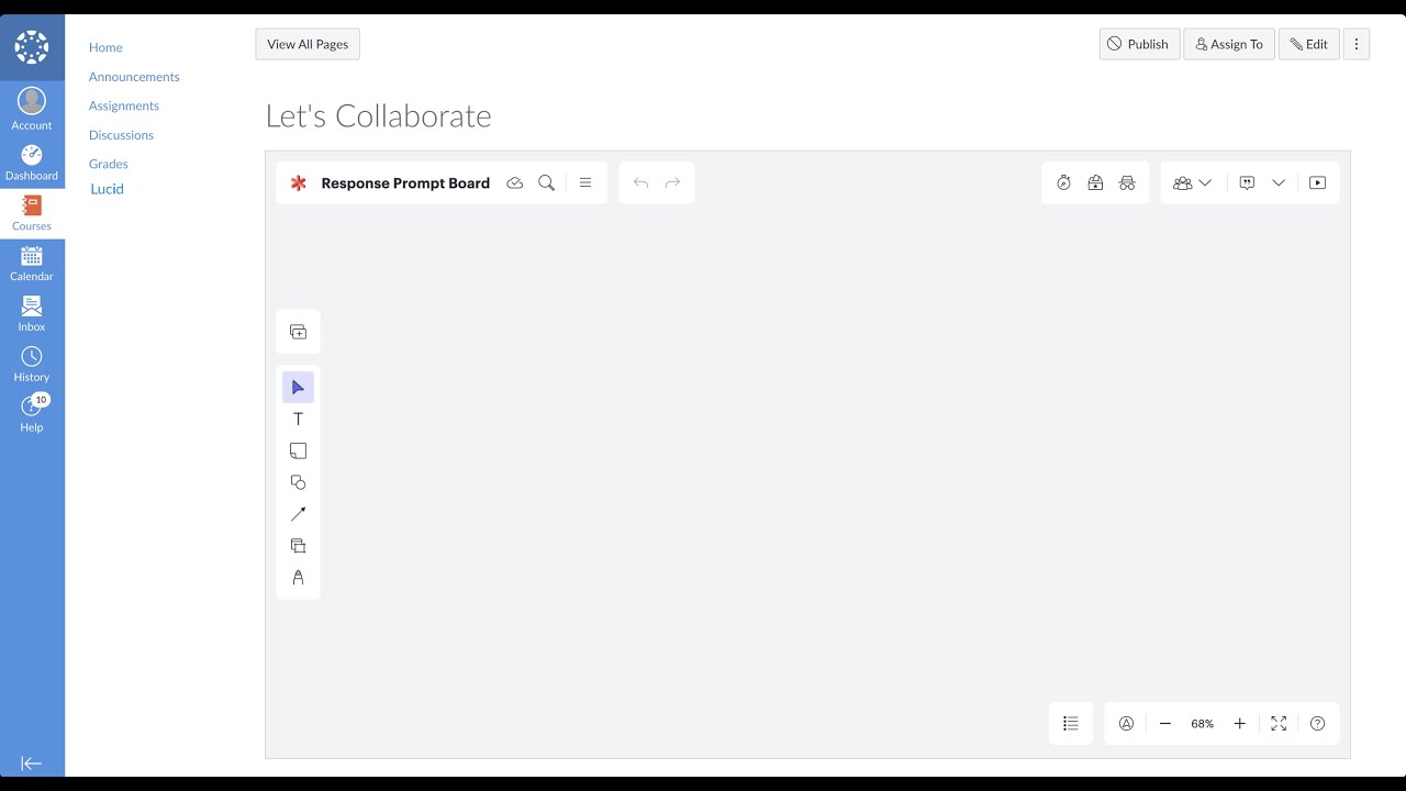 Using Lucidspark in Canvas: Student Video