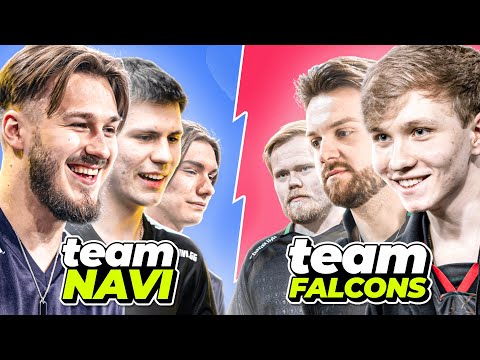 Team NAVI vs Team FALCONS on FACEIT with Utility Guide, Multi POV and Voice Comms (Mirage)