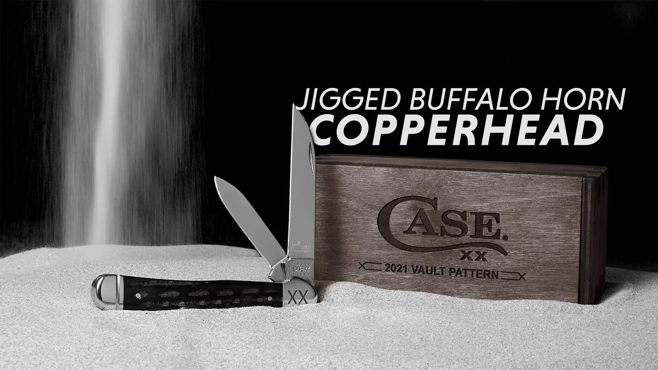 Jigged Buffalo Horn Copperhead