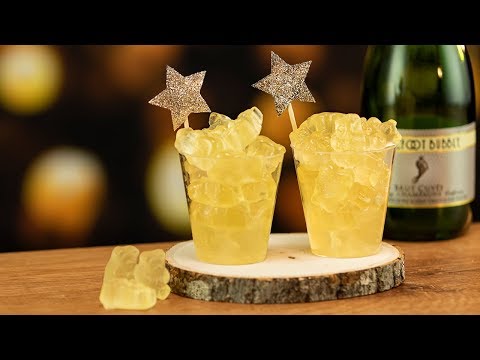 Nieuwjaars champagne gummyberen