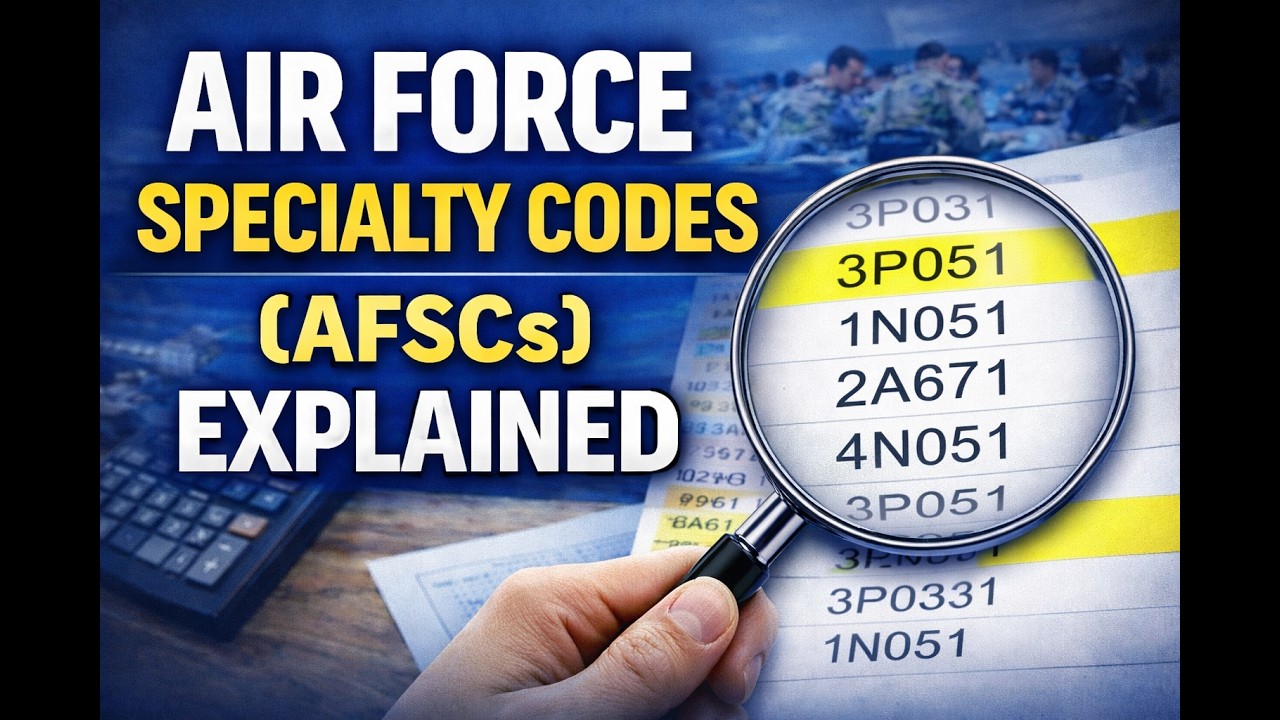 Air Force Specialty Codes (AFSCs) Explained