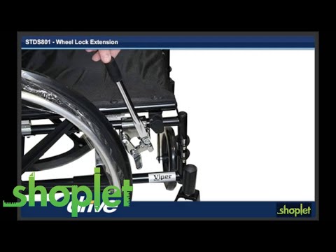 Drive Devilbiss Healthcare Wheelchair Transport Chair Brake Handle Extensions