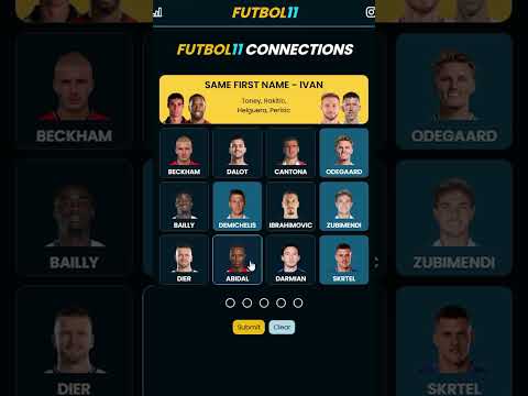 Futbol11 Connections (April 20th) #connections #football #futbol #fyp #foryou