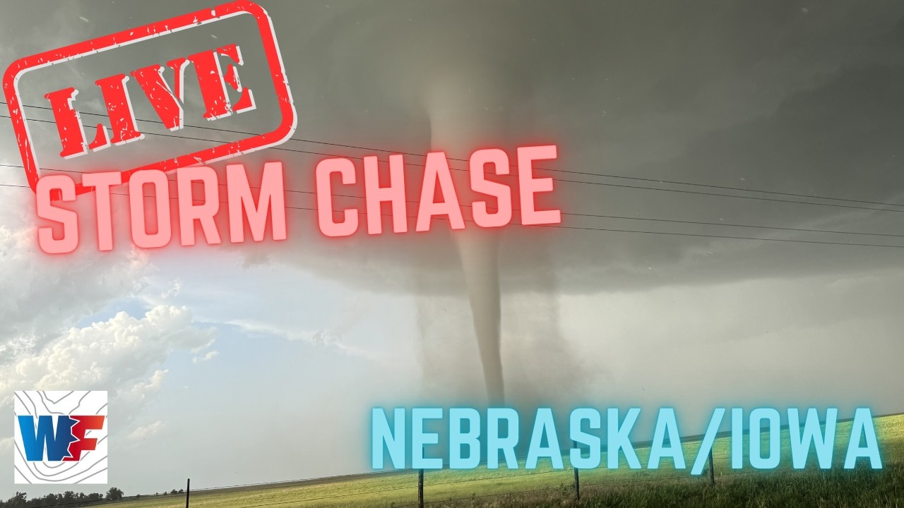 LIVE Tornado Threat Increasing in Iowa & Nebraska | Dangerous Supercell Potential | Storm Chasing