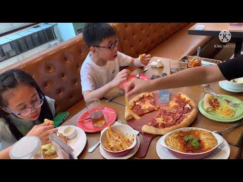 #Pizza hut all time favourite#Quality time#Watching Movie Luca#Family Bonding