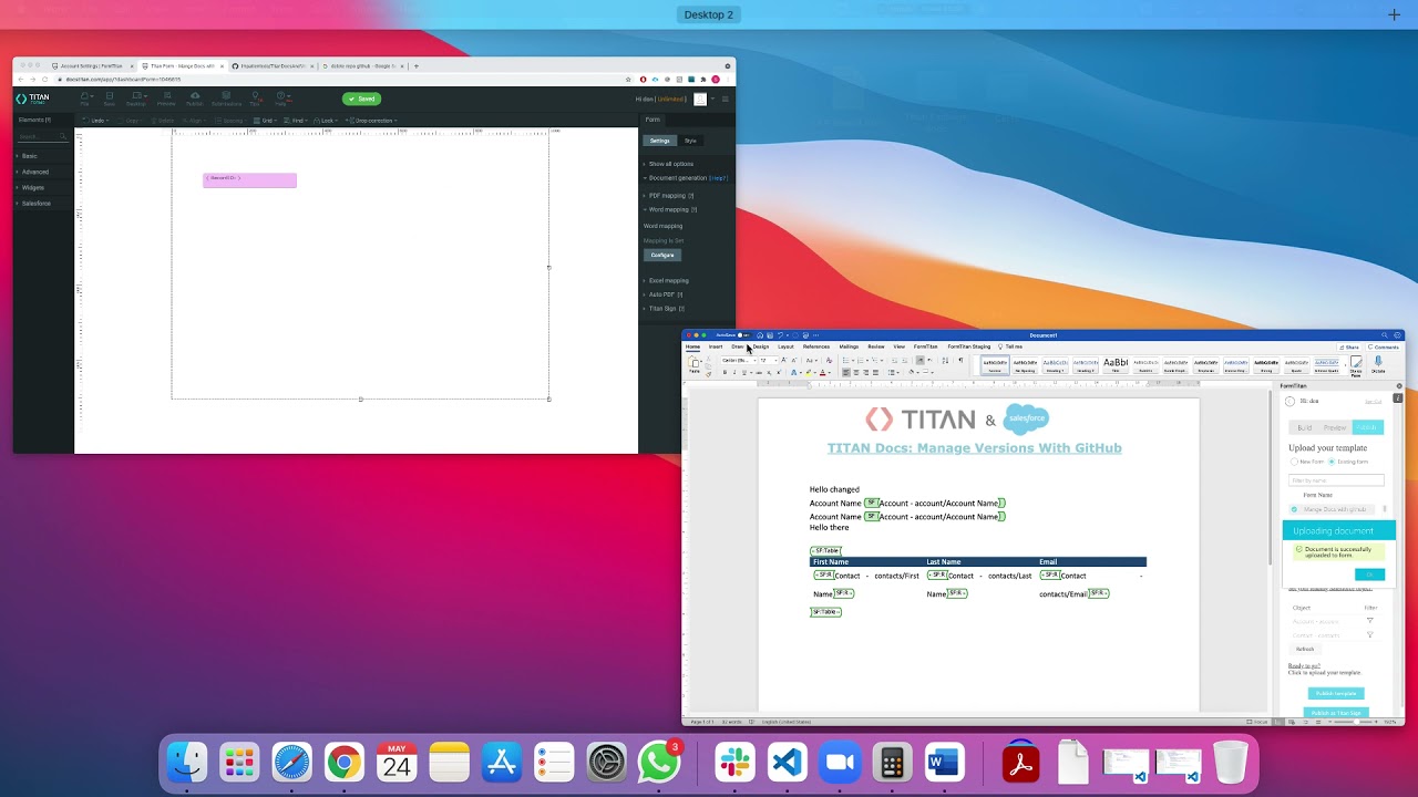 Titan Docs - GIT Integration