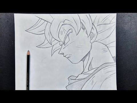 How to draw goku | step-by-step