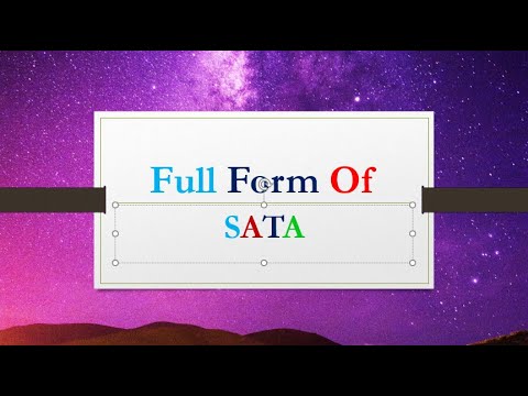 Full Form of SATA