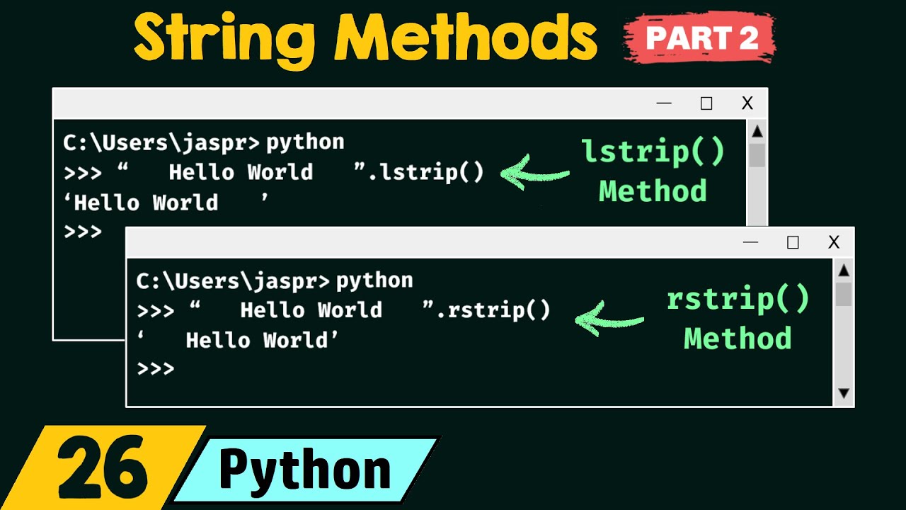 String Methods in Python (Part 2)