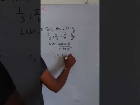 Find the LCM of 1/3, 5/6, 2/9, 4/27 is