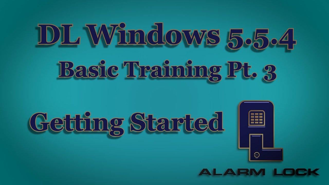 DL-Windows Training Course:  03 - DL-Windows Getting Started