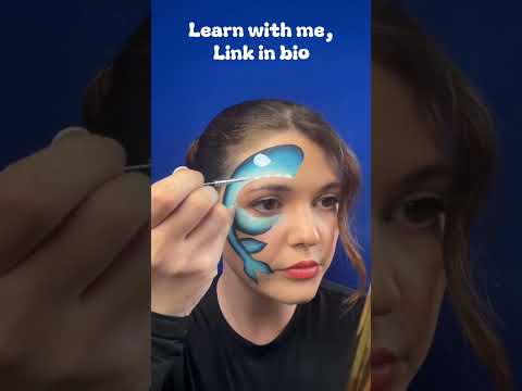 Shark face paint tutorial π¦
