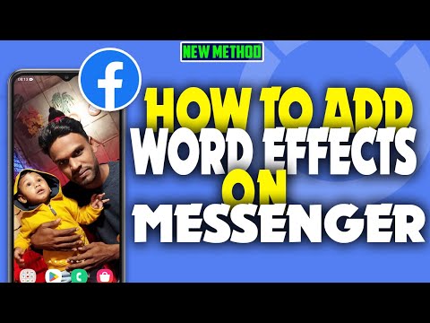 how to add word effects on messenger 2023