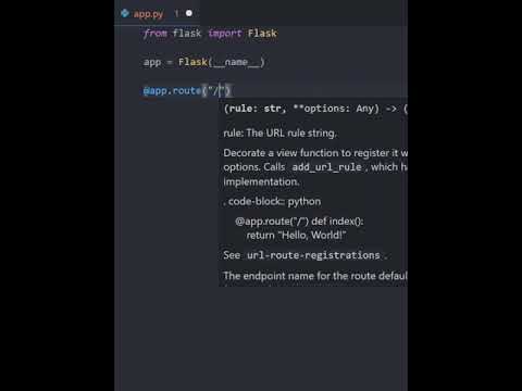 Speedrun: Making a web application using flask/python