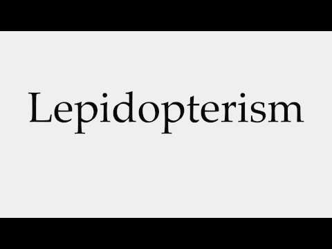 How to Pronounce Lepidopterism