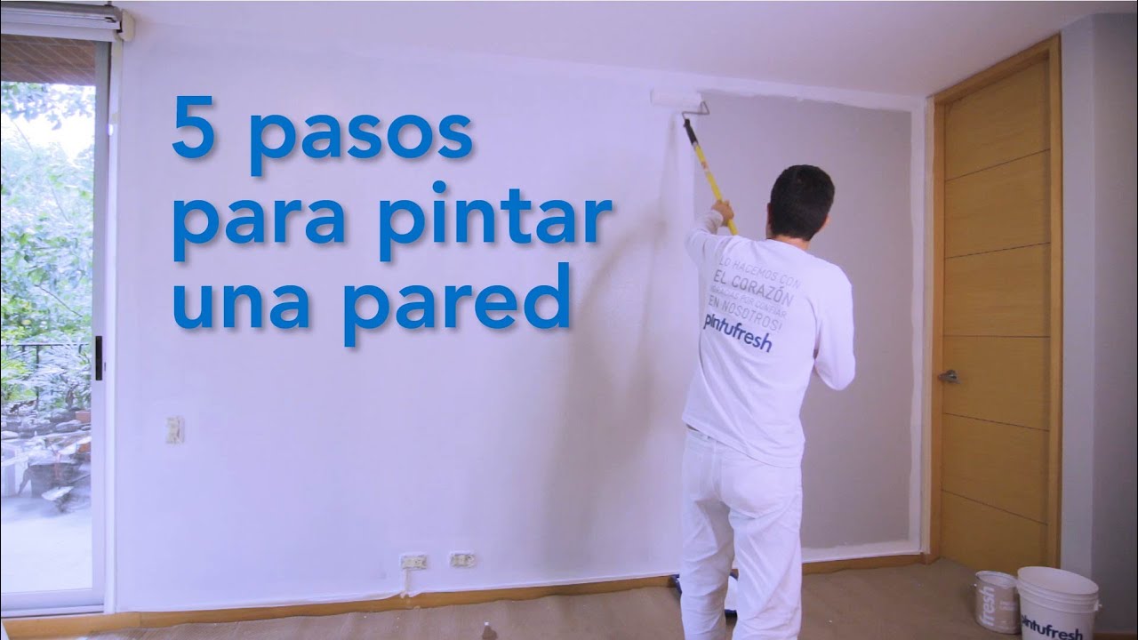 5 steps to paint a wall