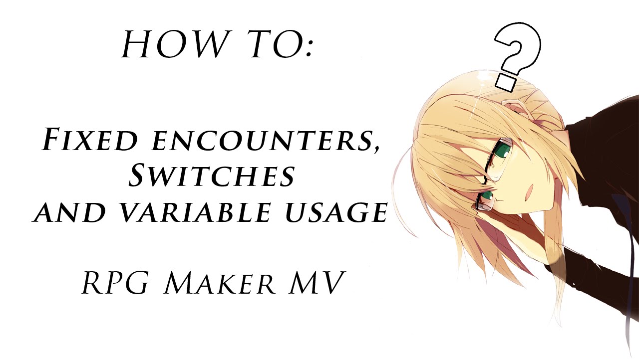 Fixed encounters, Switch and Variable usage (RPG Maker MV Tutorial)
