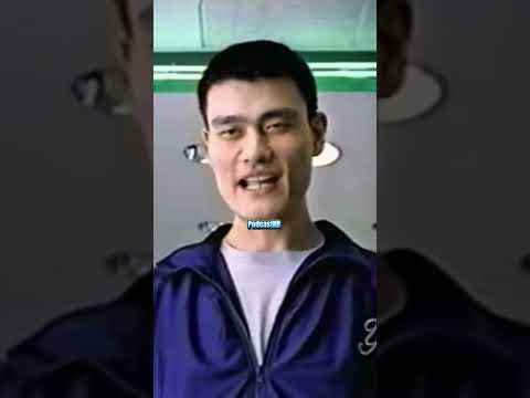 Shaq didnโt know Yao Ming speak English ๐๐ #nba #shaq #yaoming #podcast