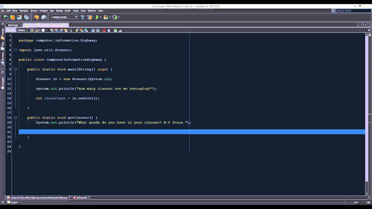 Java Programming Tutorial 19: Grade Point Average Calculator Pt. 1