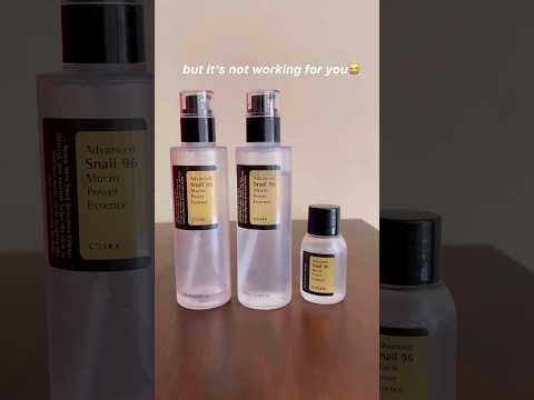 How to use Snail Mucin. Quick full Skincare routine. Details in the description.