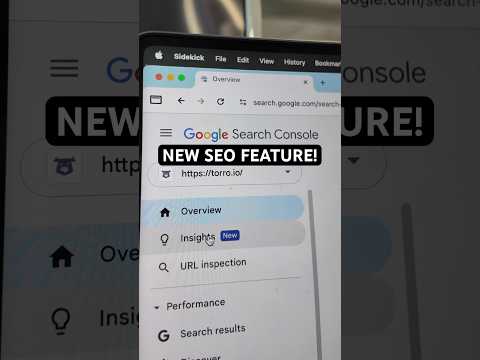 Google released “Insights” for more actionable SEO information within Google Search Console! #SEO