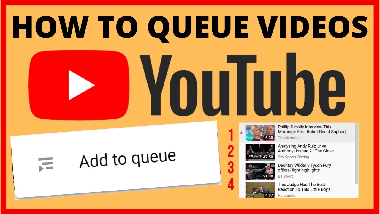 ADD TO QUEUE Videos On YOUTUBE (Useful New Feature)