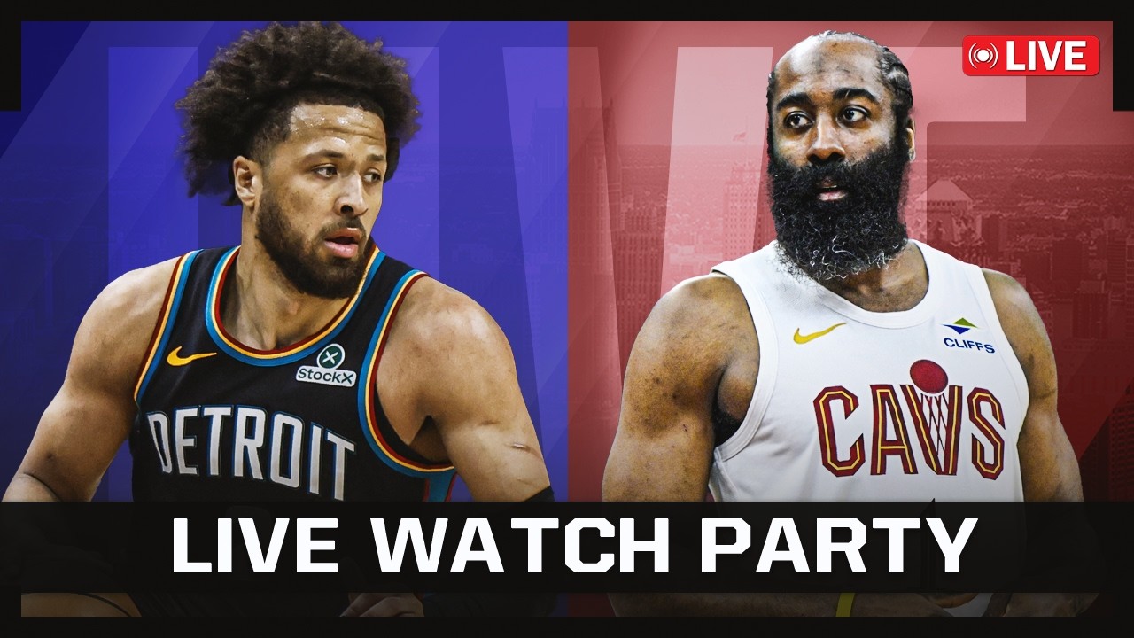 Detroit Pistons vs. Cleveland Cavaliers GAME ONE LIVE Watch Party | Woodward Sports