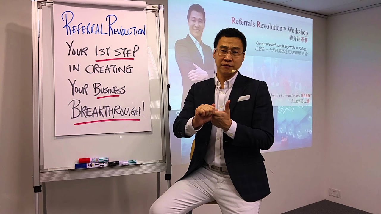 Sign up for Referral Revolution Workshop now!