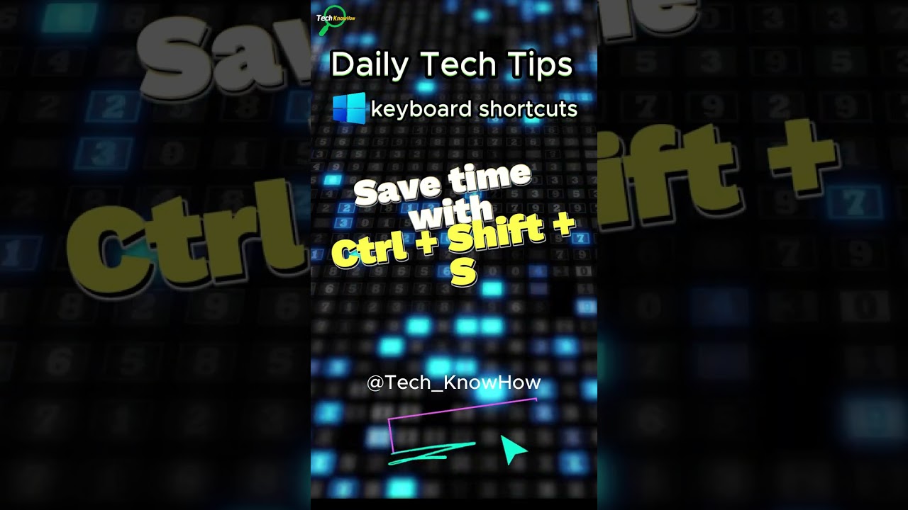 Save time with Ctrl + Shift + S  | #windows  #keyboardshortcut #savetime #foryou