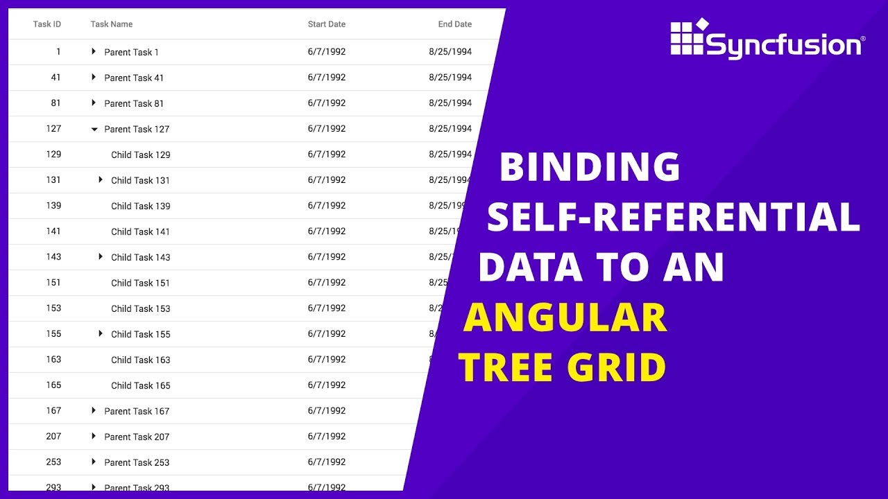 Binding Self-Referential Data to an Angular Tree Grid