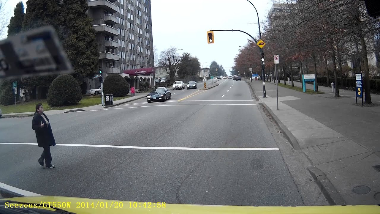 Scanning Intersections - a Late Pedestrian