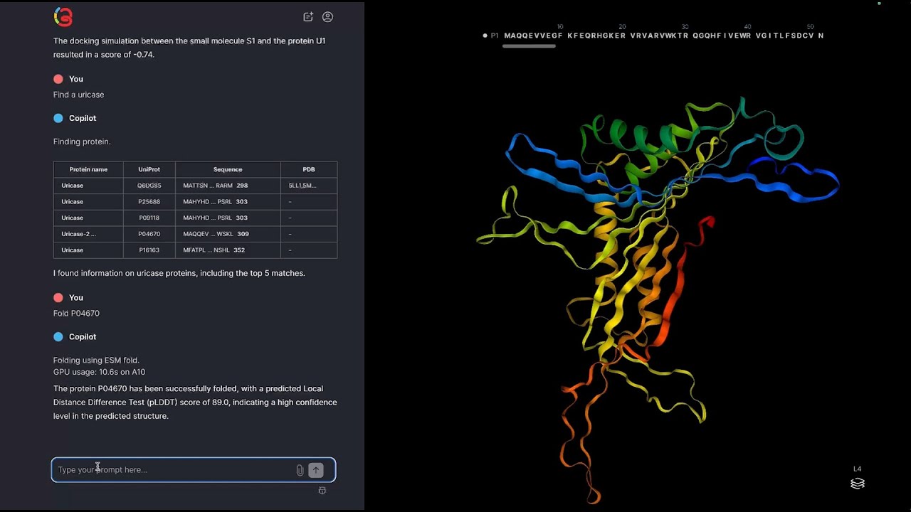 DiffDock: Small Molecule + Protein Docking