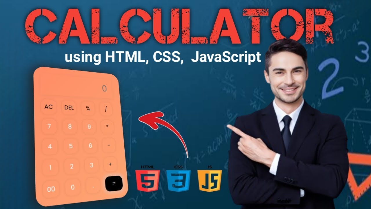 Create a Functional Calculator Using HTML, CSS, and JavaScript | Step-by-Step Tutorial