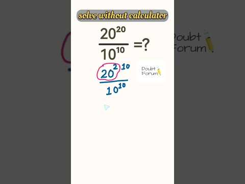 Power division problem of maths #shorts #math #olympiad #divisiontricks