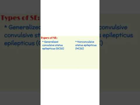 Status Epilepticus Definition| Status Epilepticus Types| YouTube Shorts| Medical Shorts