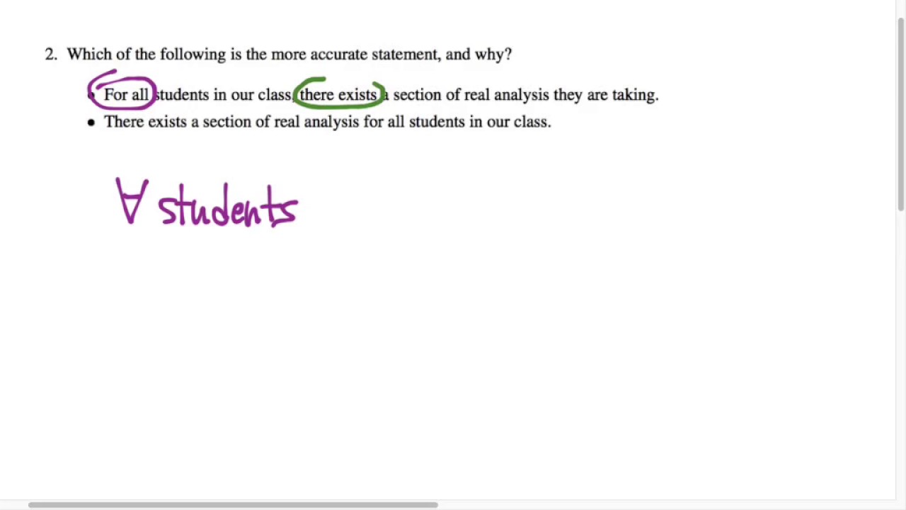 401.0B Notation for Quantifiers