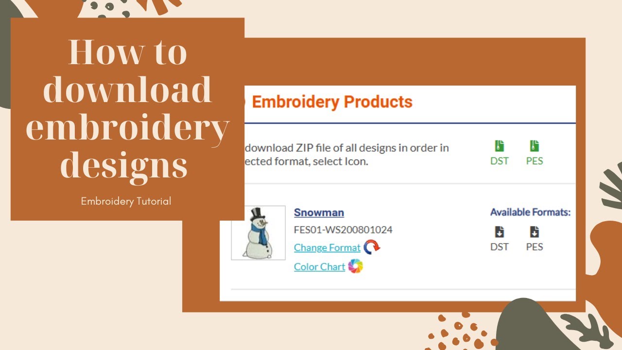 How to Download Embroidery Designs for Your Embroidery Machine | Step-by-Step Tutorial