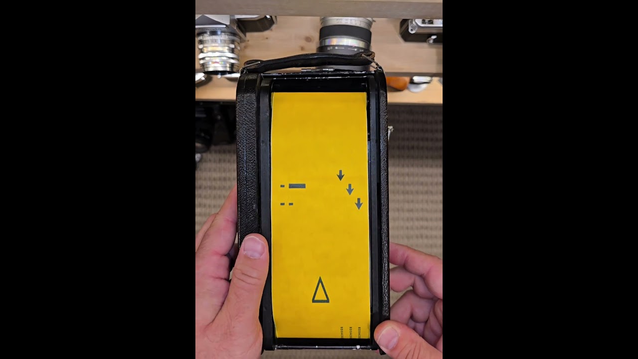 Motor Wind Operation of No.1A Automatic Ansco Camera