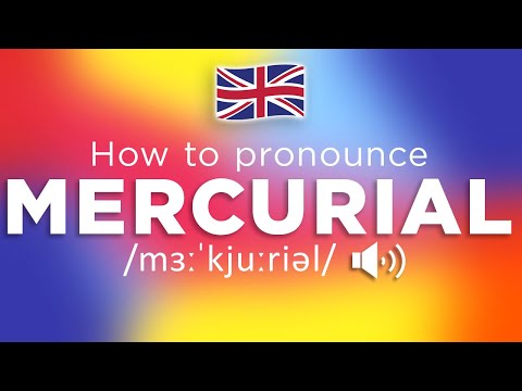 How To Pronounce Mercurial (100% NATIVE Speaker!!)