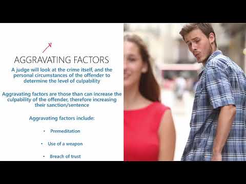 3.1.12 - Factors considered in sentencing