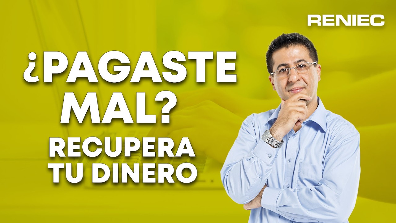 Cómo solicitar DEVOLUCIÓN de dinero en RENIEC: Guía paso a paso
