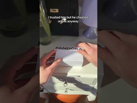 Should I forgive him?🥹#pandora #necklace #couple #gift #boyfriend #fyp #Love #foryoupagee