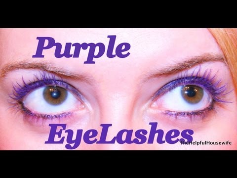 Edgy and Wearable: Purple Eyelashes!! | drugsNmakeup