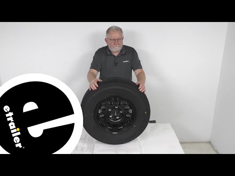 etrailer | Kenda Karrier ST205/75R14 Radial Trailer Tire with 14" Black Mesh Wheel Review