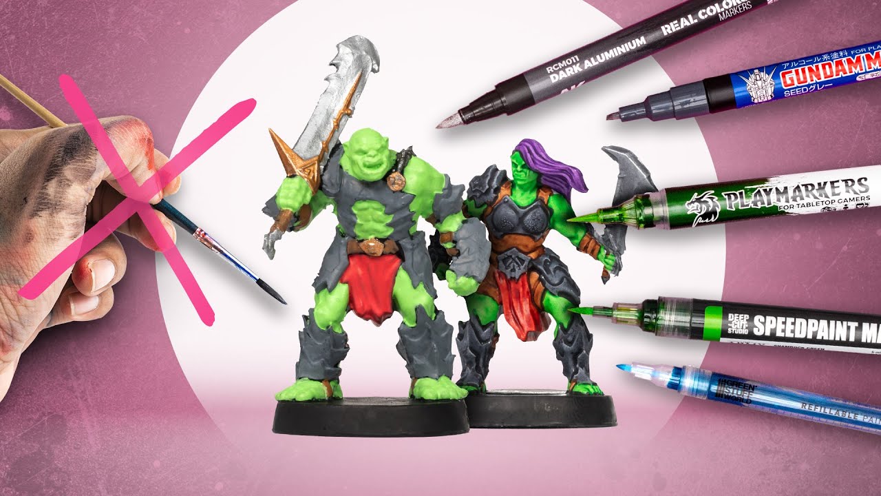 Every MINIATURE PAINT MARKER explained: AK Playmarkers, Real Color, Speedpaint & more