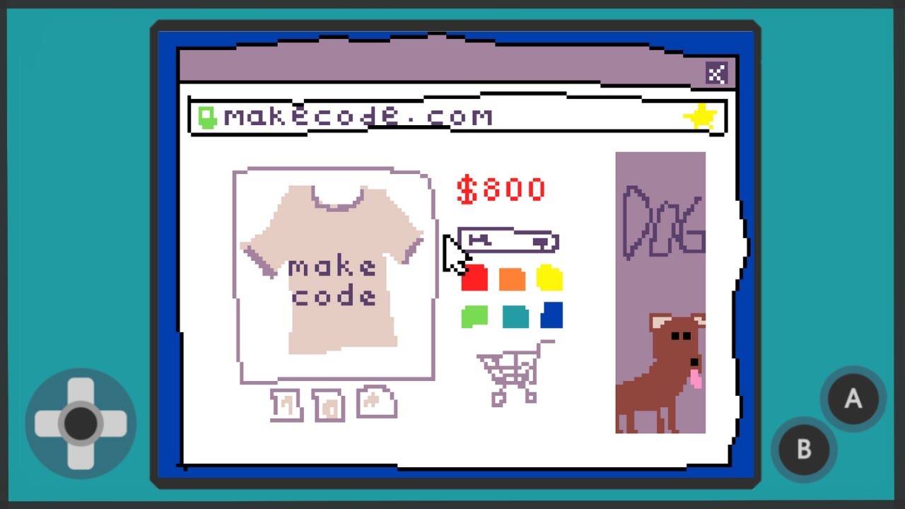 MakeCode Arcade Advanced - Making a Browser