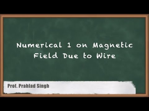 Solving Numerical 1: Magnetic Field Due To Wire - Magnetostatics - GATE ...