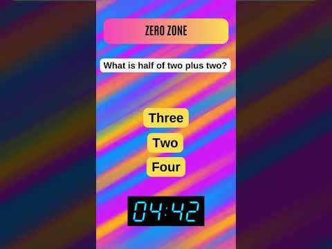 238 What is half of two plus two