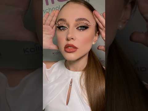 Makeup with pearls #shorts #ukraine #mua #tiktok