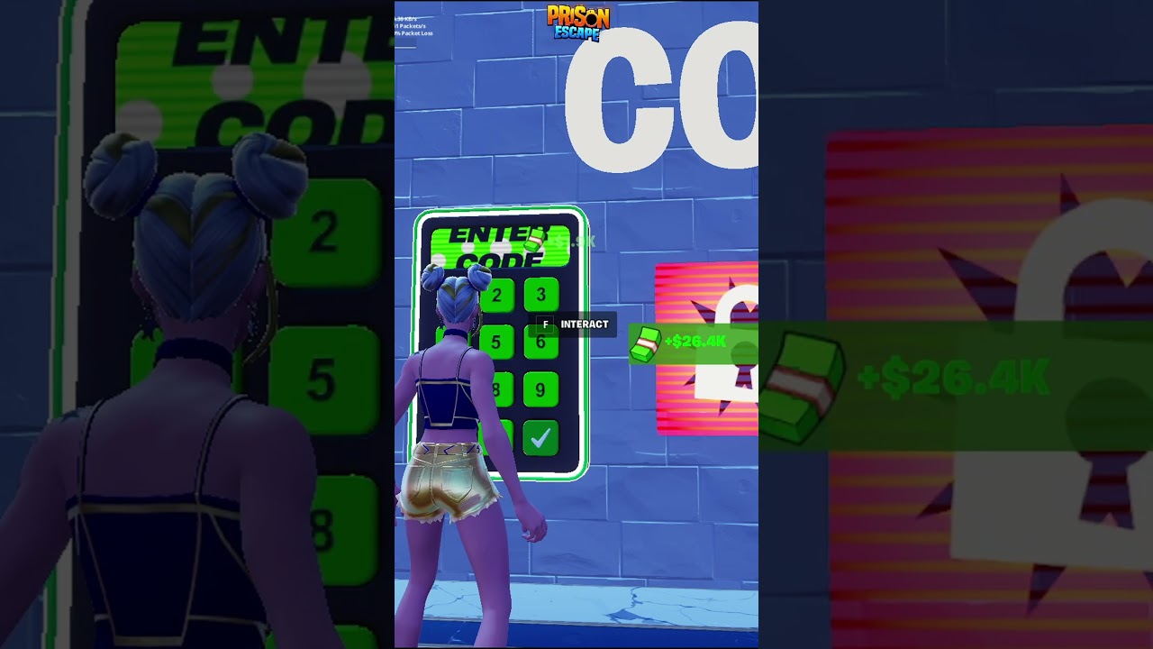 New Secret Codes PRISON ESCAPE [ROGUELITE] #shorts